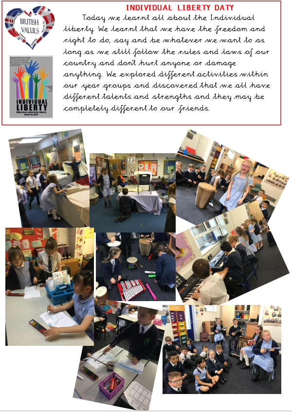 Individual Liberty – Pitmaston Primary School
